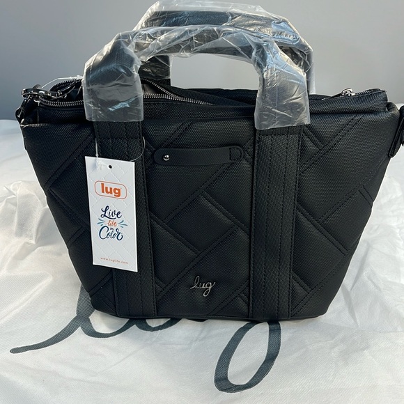 lug | Bags | Nwt Dory Matte Luxe Vl Crossbody Bag Black | Poshmark